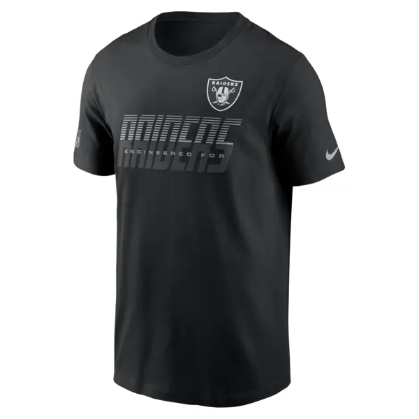 Nike Las Vegas Raiders Sideline Team Issue Dri-fit Nfl T-shirt - Black