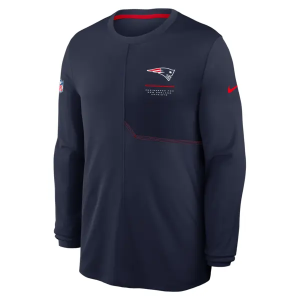 Nike New England Patriots Dri-fit Long-sleeve Top - Blue