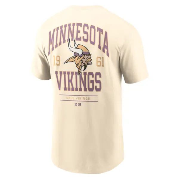 Nike Minnesota Vikings Essential Vintage Mod Nfl T-shirt - Brown