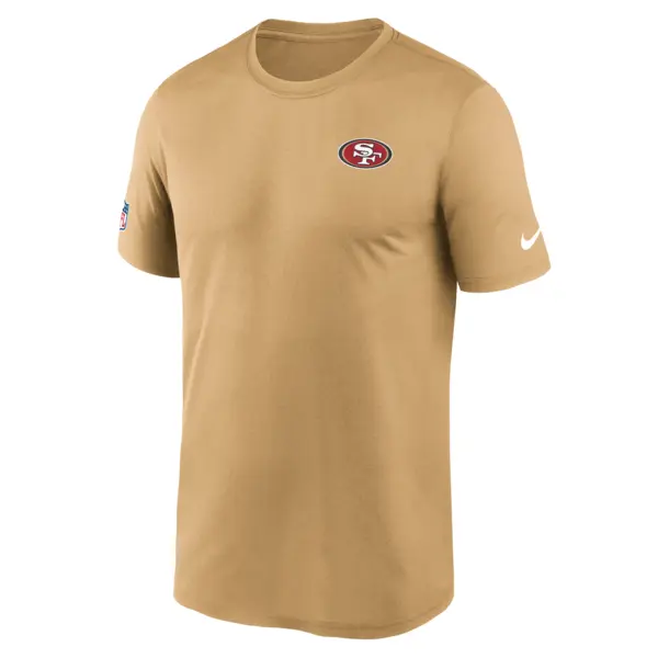 Nike San Francisco 49ers Legend Small Logo Dri-fit Nfl T-shirt - Brown