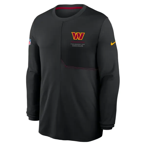 Nike Washington Commanders Dri-fit Long-sleeve Top - Black