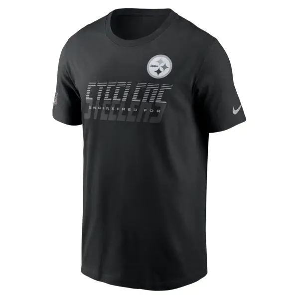 Nike Pittsburgh Steelers Sideline Team Issue Dri-fit Nfl T-shirt - Black