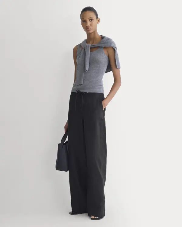 Everlane Linen Wide-leg Drawstring Pant