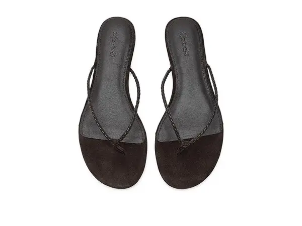 Madewell Braided Thong Sandals - Brown
