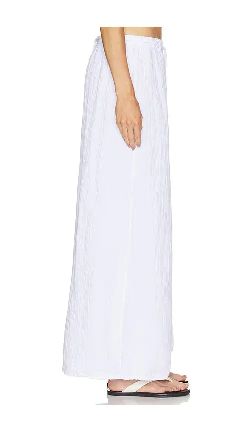 BOBI Belted Maxi Skirt