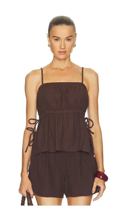 BOBI Side Tie Cami Top