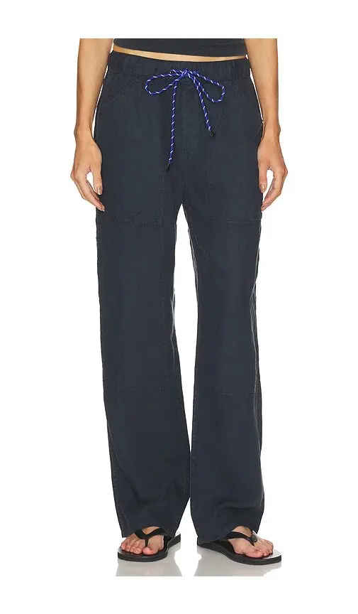 Rag & Bone Linen Drawcord Utility Pants