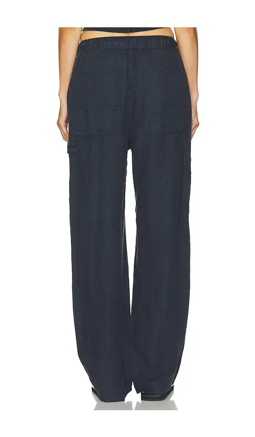 Rag & Bone Linen Drawcord Utility Pants