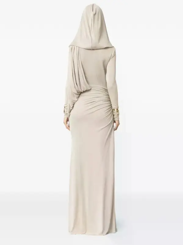 Elisabetta Franchi Hooded Maxi Dress