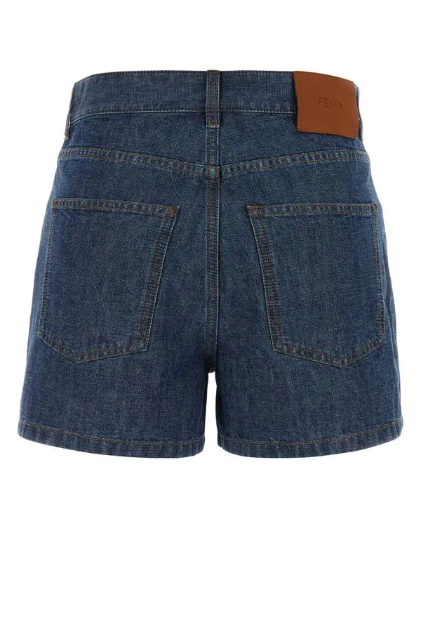 Fendi Denim Shorts - Blue