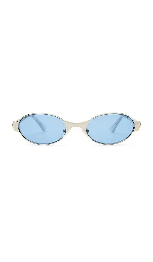 Le Specs Frostbite Sunglasses - Metallic Silver
