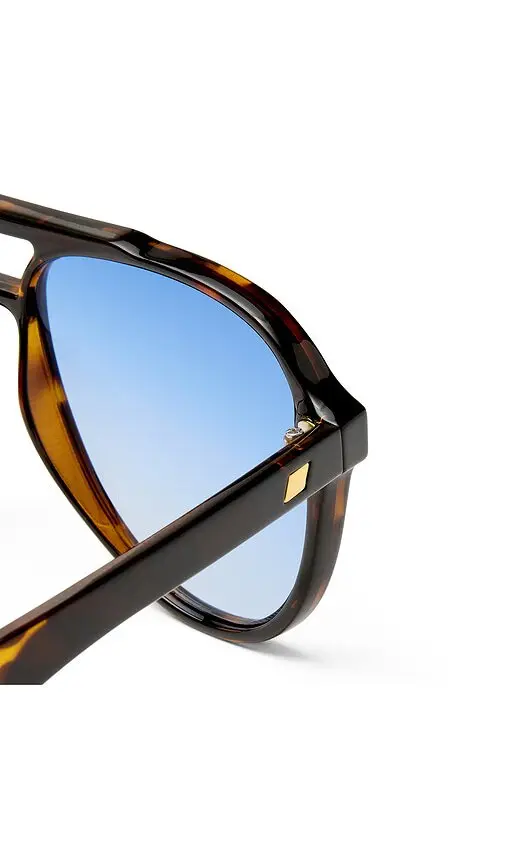 Le Specs Tragic Magic Aviator Sunglasses - Brown