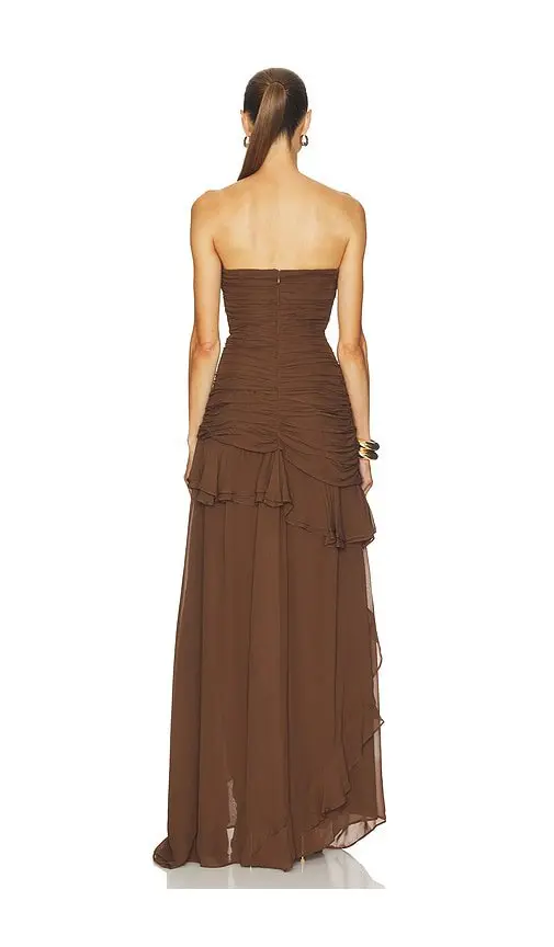 NICHOLAS Viola Strapless Gown