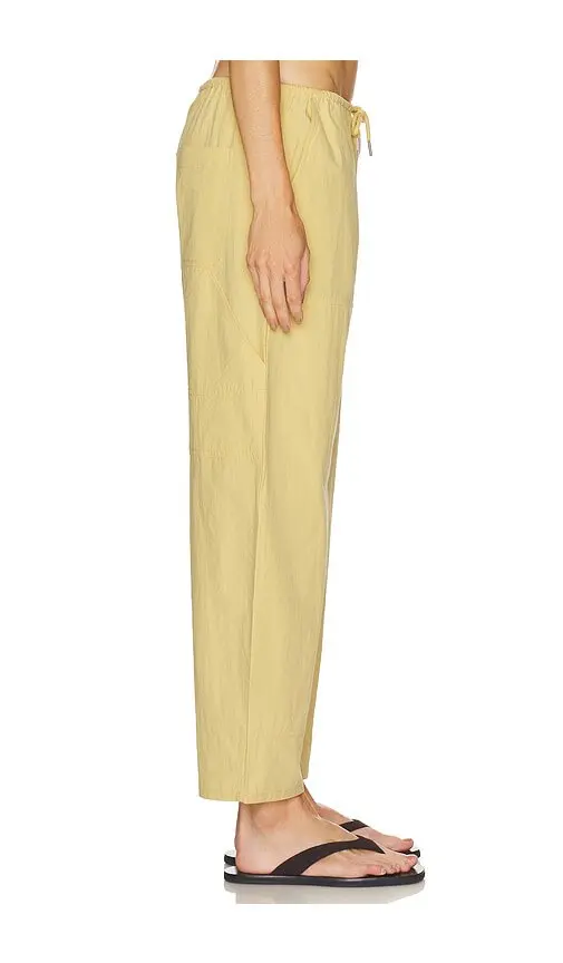 PISTOLA Theo Drawstring Poplin Pant