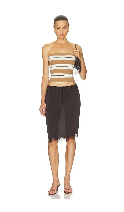 PISTOLA Beverly Tube Top - Brown