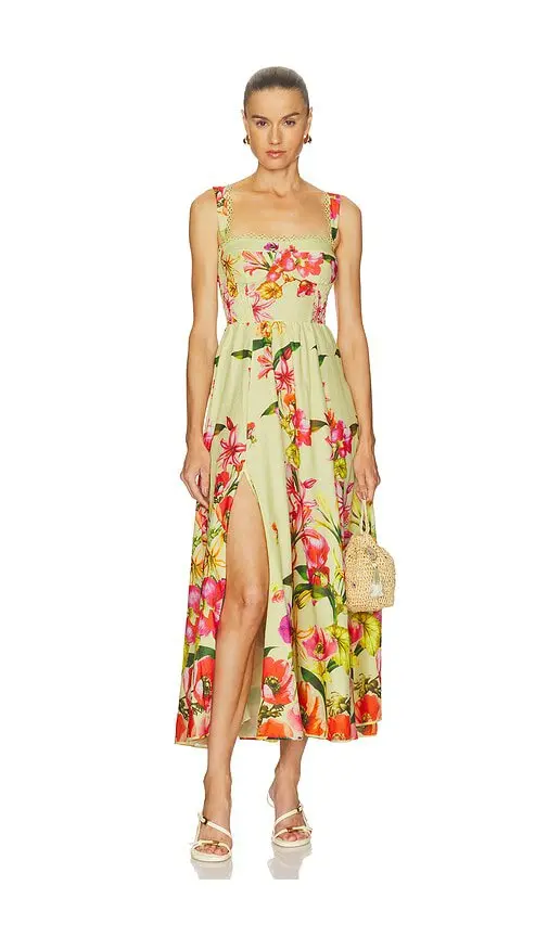 Charo Ruiz Ibiza Maui Floral Maxi Dress - Yellow
