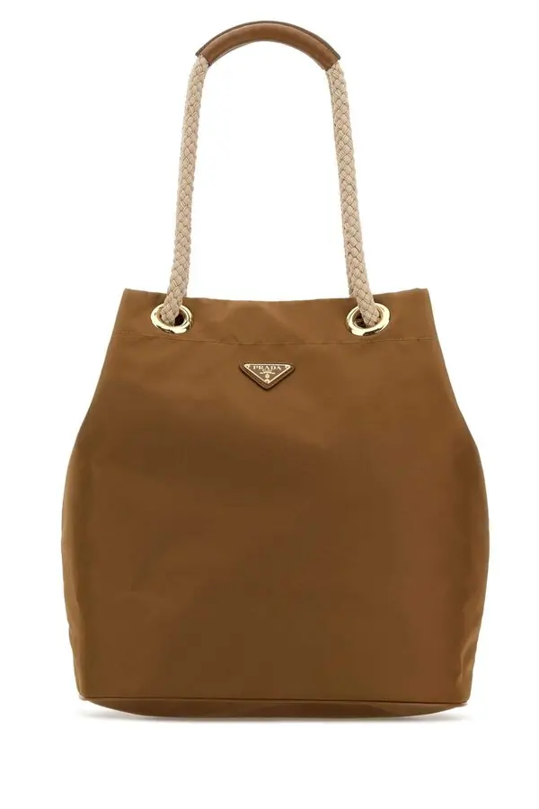 Prada Re-nylon Large Mariner Bucket Bag - Brown
