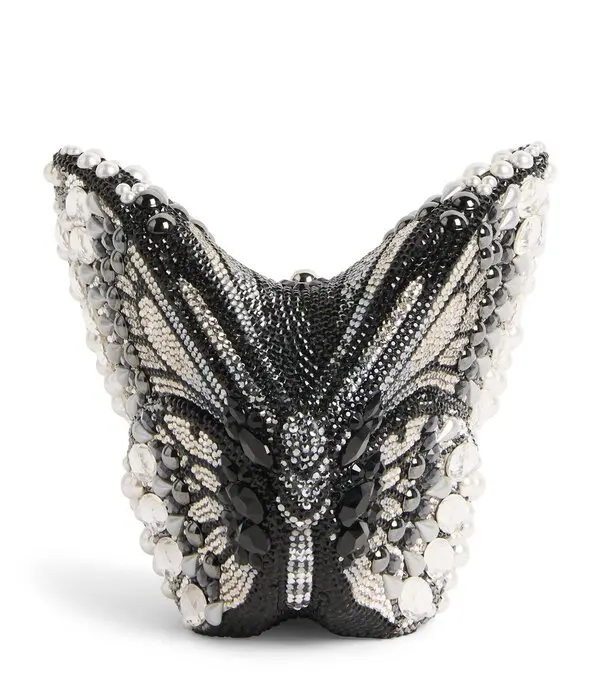 Judith Leiber Embellished Butterfly Clutch Bag - Blue