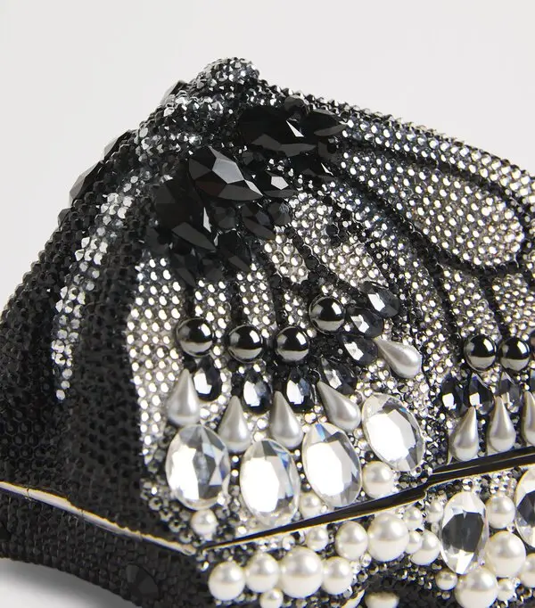 Judith Leiber Embellished Butterfly Clutch Bag - Blue