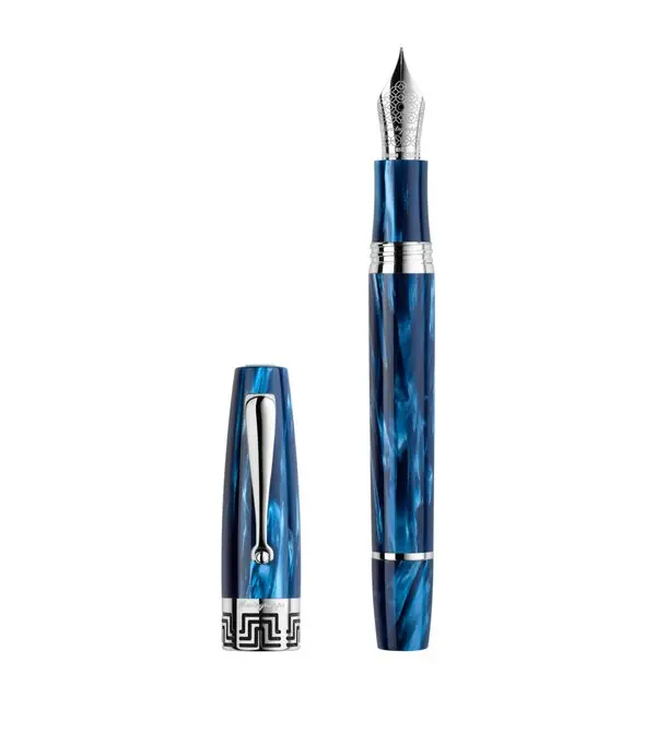 MONTEGRAPPA Sterling Silver-trim Extra 30 Fountain Pen - Blue