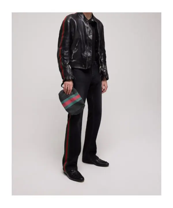 Gucci Positano Small Pouch With Web Detail