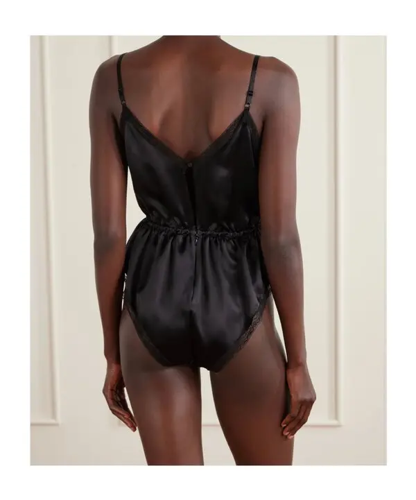 Dolce & Gabbana Lace Trim Bodysuit
