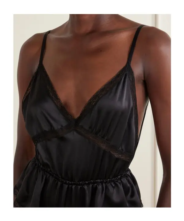 Dolce & Gabbana Lace Trim Bodysuit