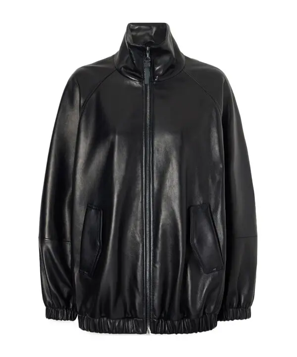 Brunello Cucinelli Zip-up Leather Jacket