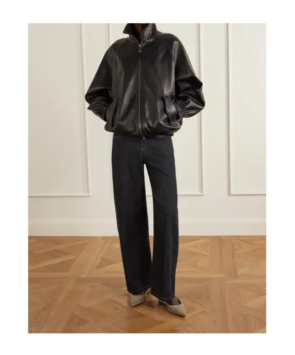 Brunello Cucinelli Zip-up Leather Jacket
