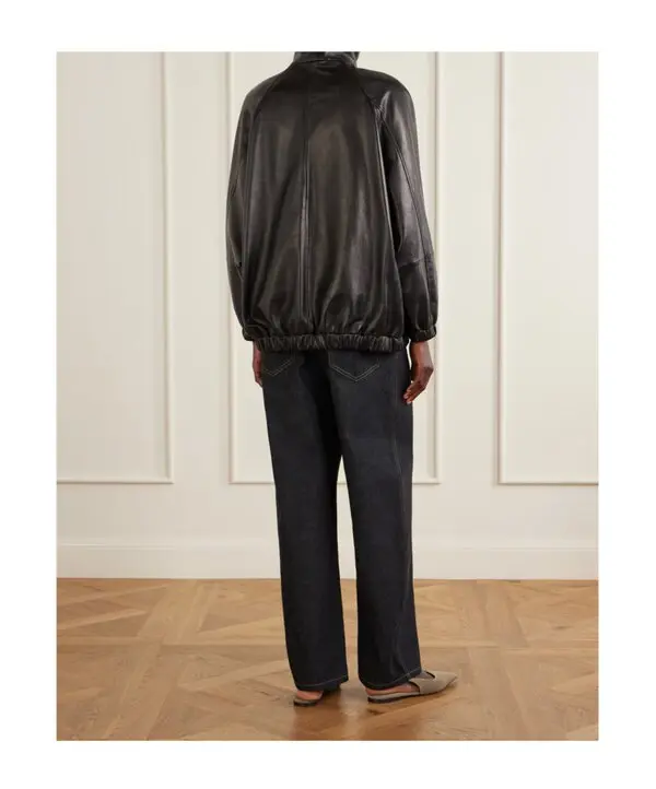 Brunello Cucinelli Zip-up Leather Jacket