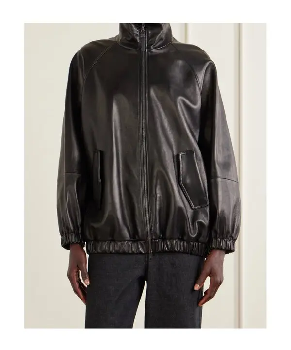 Brunello Cucinelli Zip-up Leather Jacket