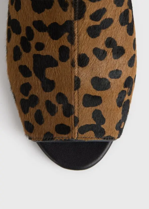 TOTEME Round Toe Wedge Heel Mules