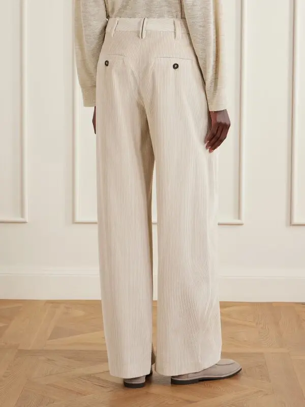Brunello Cucinelli Soft Barrel Trousers