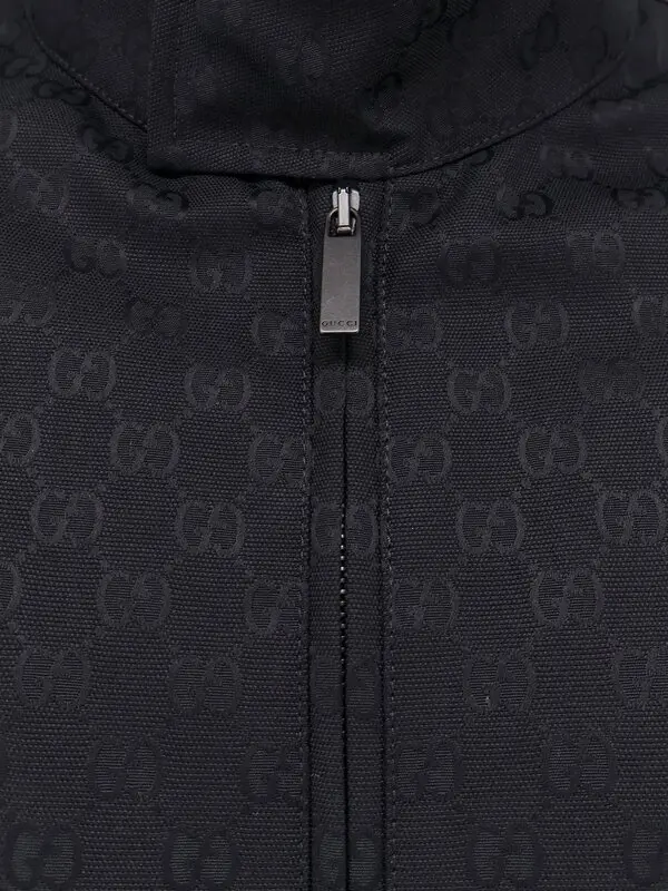 Gucci Monogram Zip-up Blouson Jacket
