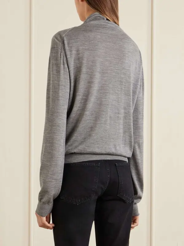 Khaite Wool Turtleneck Sweater