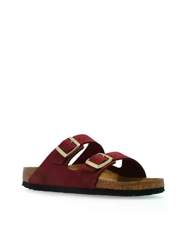 BIRKENSTOCK Zinfandel Leather Sandals - Red