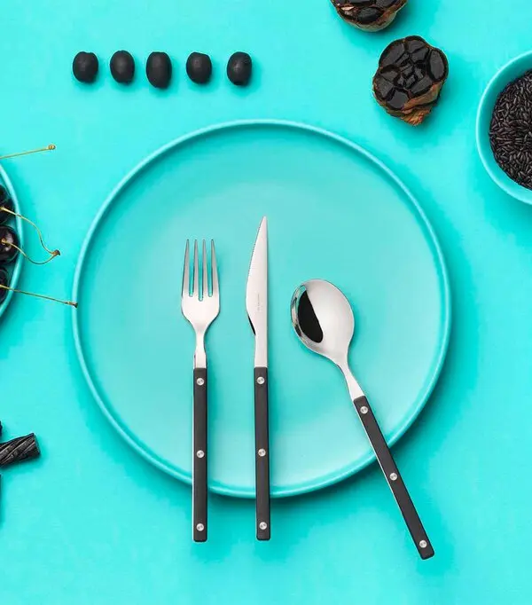 BUGATTI Stainless Steel Allegra 24-piece Cutlery Set - Black