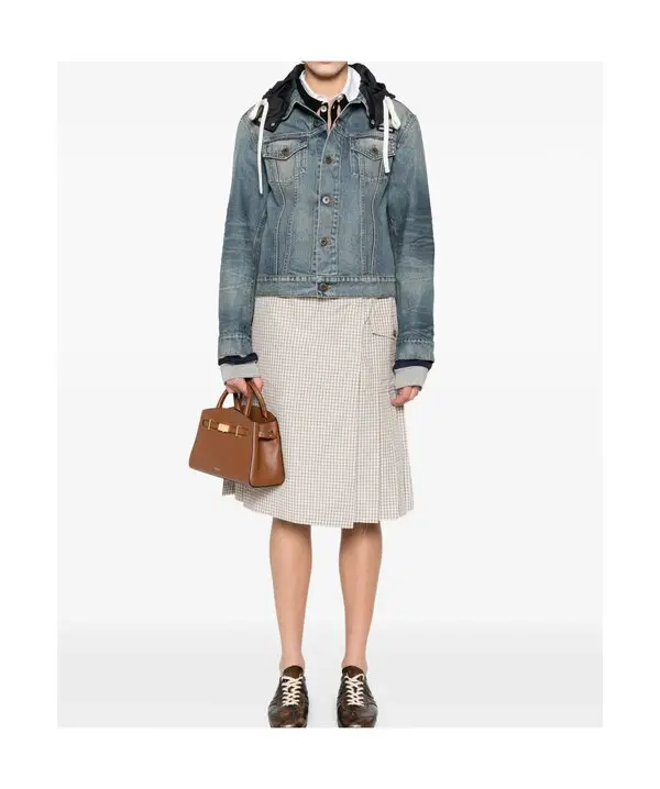 Miu Miu Hooded Denim Jacket