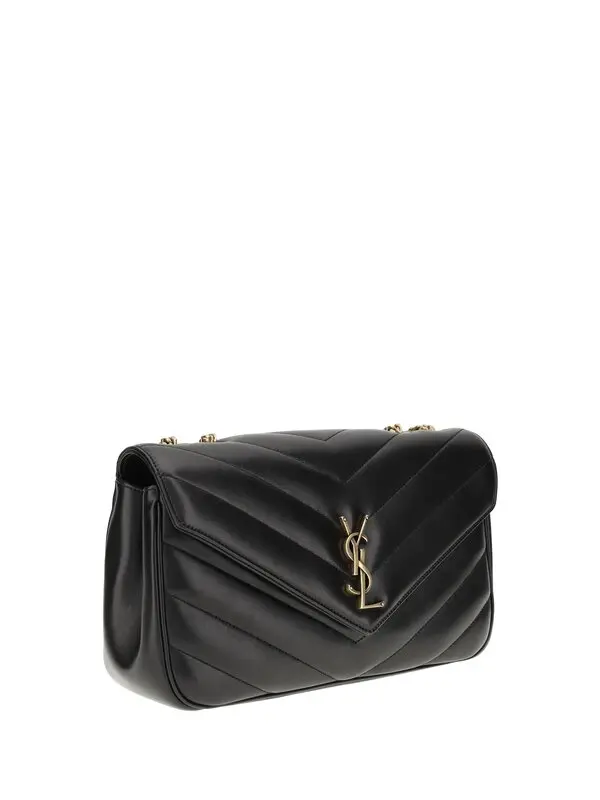 Saint Laurent Loulou Shoulder Bag - Black