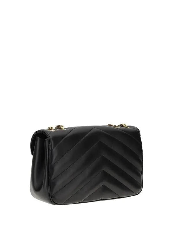 Saint Laurent Loulou Shoulder Bag - Black