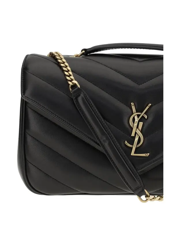 Saint Laurent Loulou Shoulder Bag - Black