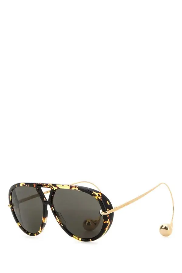 Bottega Veneta Printed Acetate Aviator Sunglasses - Multicolor