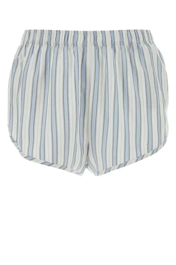 Gucci Embroidered Silk Shorts