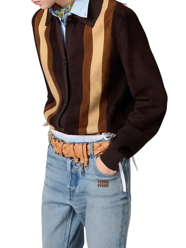 Miu Miu Five-pocket Washed Denim Trousers
