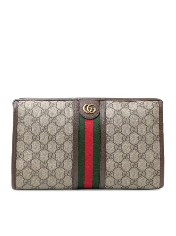 Gucci Ophidia Gg Supreme Pouch - Multicolor