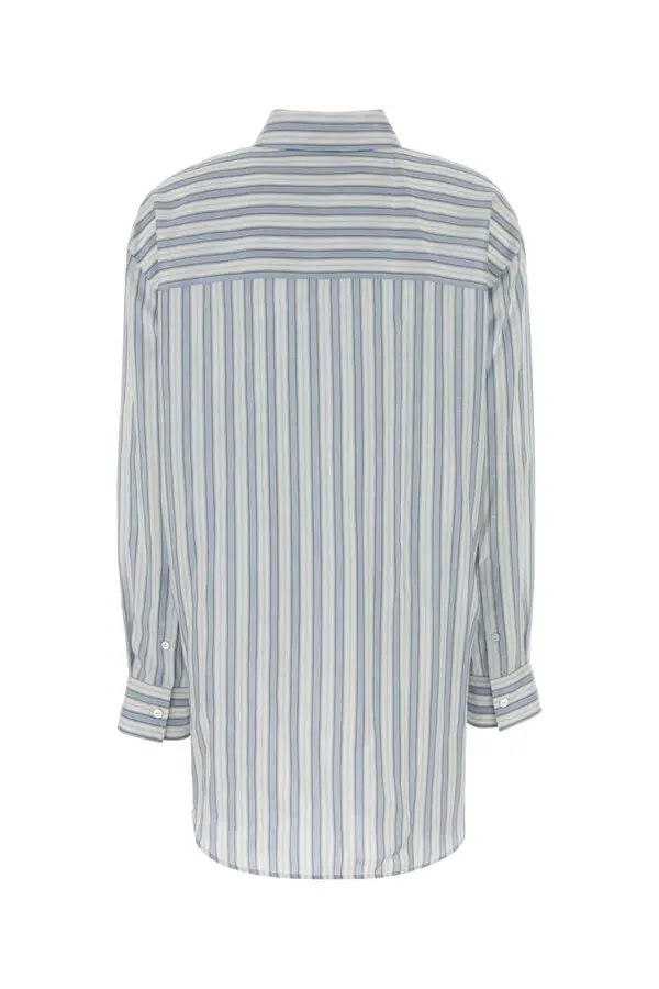 Gucci Embroidered Silk Oversize Shirt