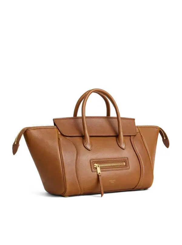 Celine Small Lambskin Luggage Bag - Multicolor