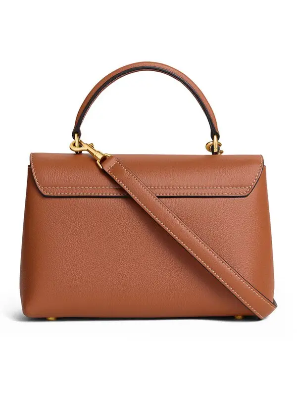 Celine Nino Teen Soft Bag In Grained Calfskin - Tan