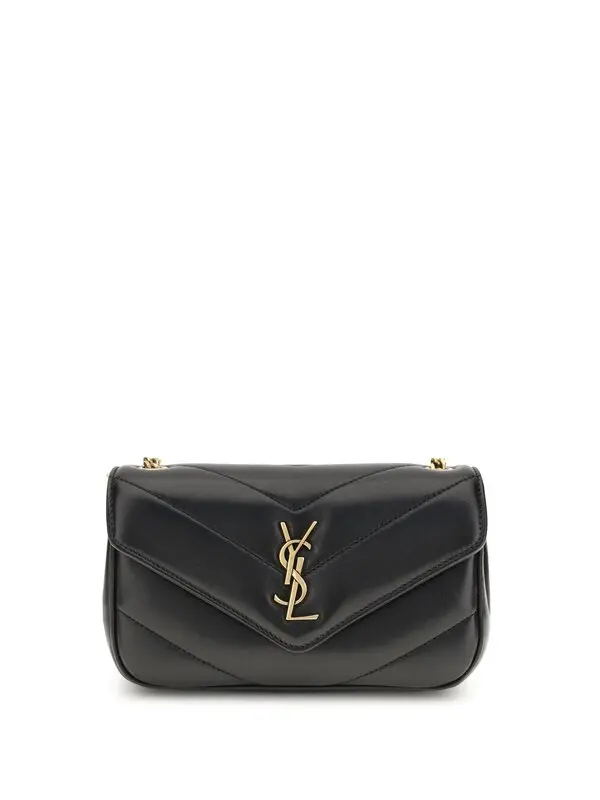 Saint Laurent Lou Lou Mini Shoulder Bag - Black