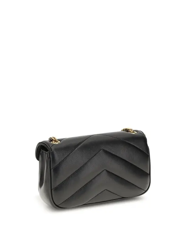 Saint Laurent Lou Lou Mini Shoulder Bag - Black